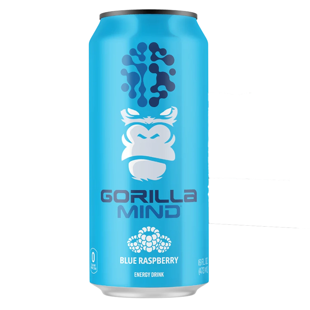 Gorilla Mind Blue Raspberry – EnergyDrinkCity