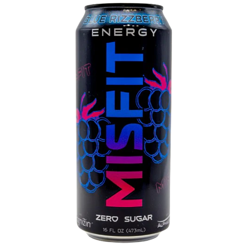 Misfit Energy Blue Rizzberry – EnergyDrinkCity